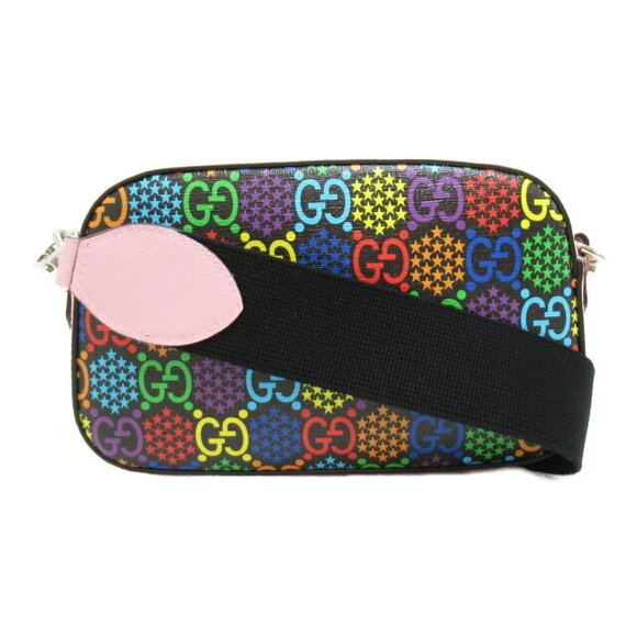 Gucci | Bags | Gucci Gg Psychedelic Canvas Shoulder Bag Pink Multicolor ...